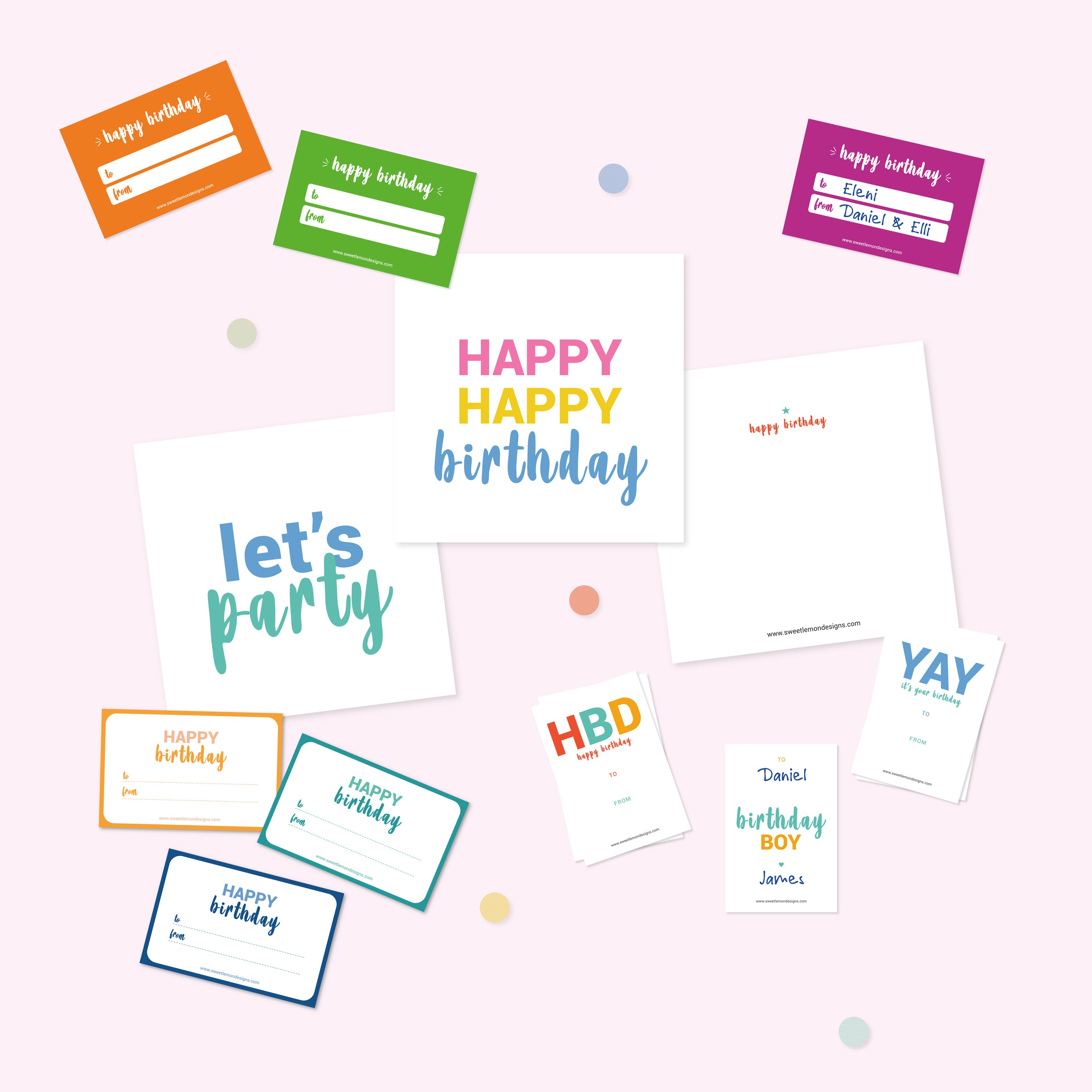 The Party Bundle – Sweet Lemon Designs